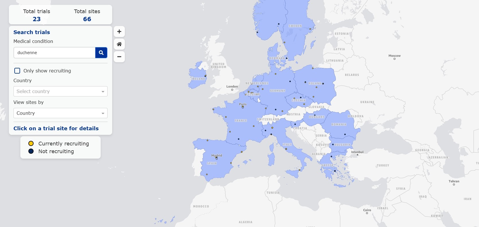 European Clinical Trial Map Launched - DMD Warrior